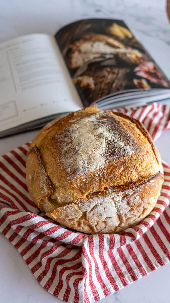 Pan gallego con masa madre en Thermomix®